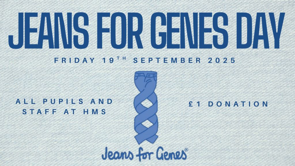 Jeans for Genes Day 2025 - Hillingdon Manor School
